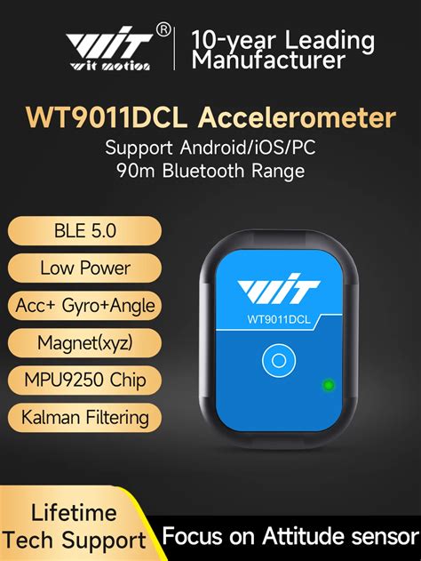 witmotion wt9011dcl bluetooth 5 0 accelerometer gyroscope angle sensor