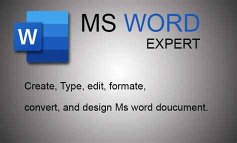 Create Edit Format Design And Type Ms Word Documents By Mubeen Fiverr