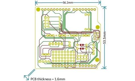 Ptsolns Prototype Pcb Microcontroller Shield For Arduino Uno Nrf Shield Basic Robotshop