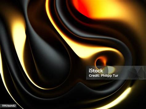 검은 고무 부품 매트 금속 금 소재의 무광택 금속 금 소재의 유기 곡선 둥근 물결 모양의 부드럽고 부드러운 생물학적 형태로 공 또는 초현실적 인 꽃의 일부와 추상 미술 3d