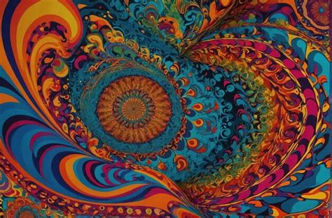 74000 Psychedelic Color Mandala Pictures