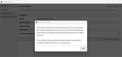 License Suddenly Stopped Working Error Bug Reports And License Problems Enscape