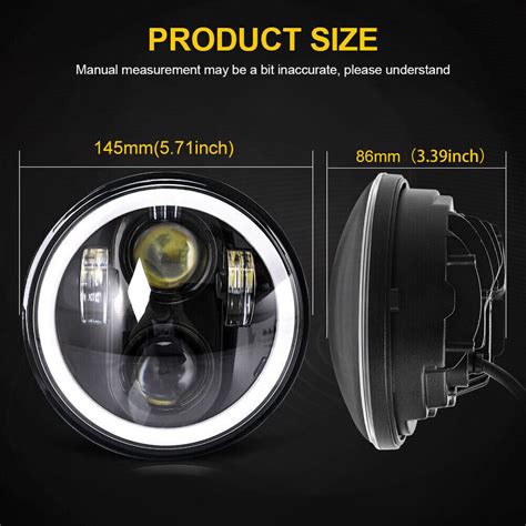 Chevrolet Corvette C1 C2 C3 575 5 34 Halo Led Headlights W Drl Dot
