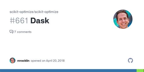 Dask · Issue 661 · Scikit Optimizescikit Optimize · Github