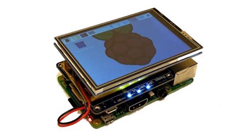 Raspberry Pi 35 Inch Touch Display 2500mah Lithium Battery