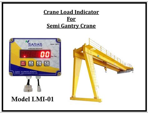 Ms Abs Crane Load Indicator For Semi Gantry Crane At ₹ 50000 Piece In New Delhi