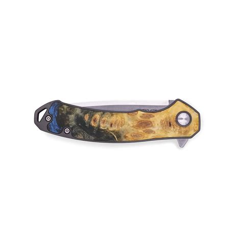 Edc Burl Wood Pocket Knife Marley Buckeye Burl 518628 Carved Knives