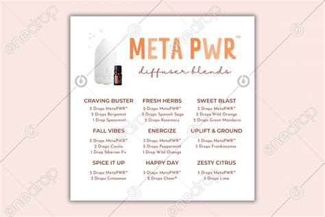 Metapwr Diffuser Blends By Sharna Crouch