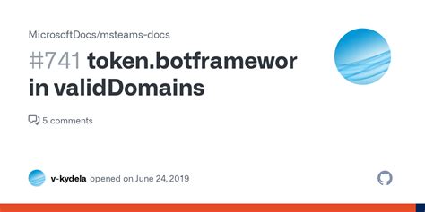 in validdomains · issue 741 · microsoftdocs