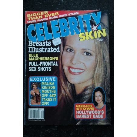 CELEBRITY SKIN 1995 39 Elle MacPherson Carla BRUNI Kate Moss Preston