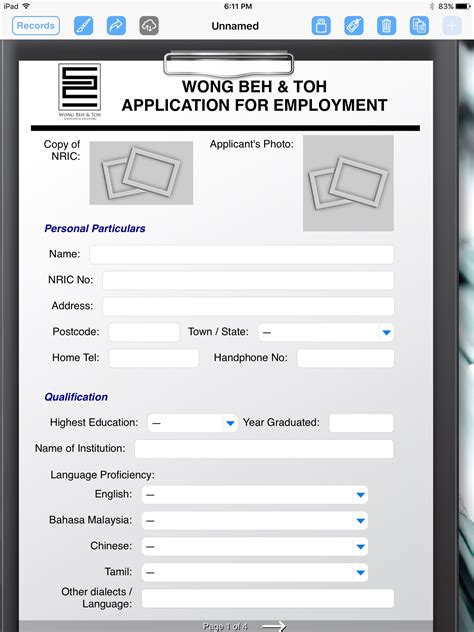 Law Firm Uses The Ipad For The Employment Application