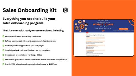 Sales Onboarding Kit