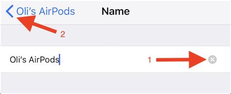 How To Rename Your Airpods
