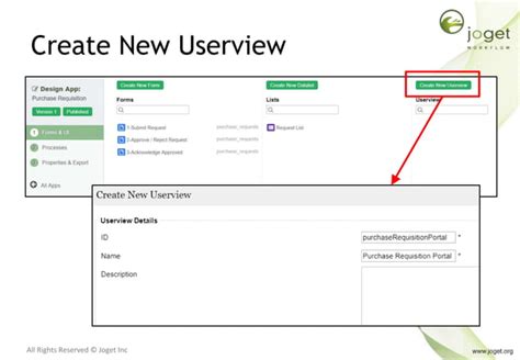 joget workflow v6 training slides 8 designing your first userview ppt