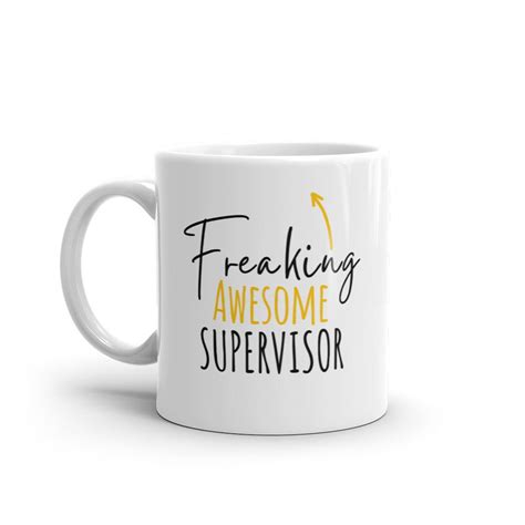 Freaking Awesome Supervisor Mug Worlds Best Supervisor Coffee Mug