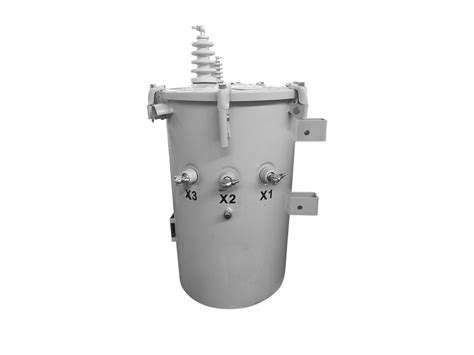 Single Phase Pole Mounted Distribution Transformer Tank Oil Immersed
