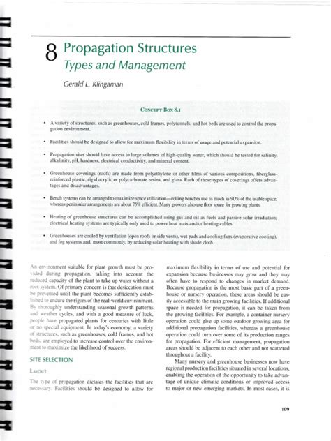 Chap 8 Propagation Structures Pdf Pdf Greenhouse Horticulture