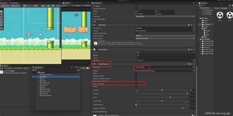 Unity 2d 入门 飞翔小鸟 音效（十五 Csdn博客