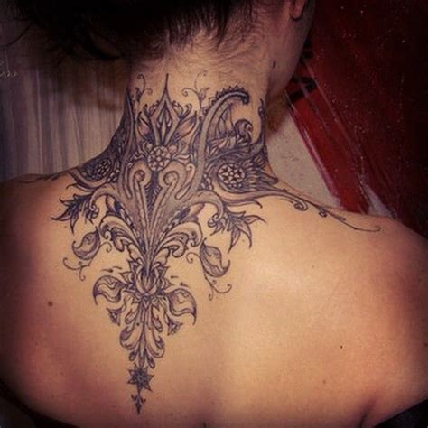 Neck Tattoos Women Girl Neck Tattoos Back Of Neck Tattoo