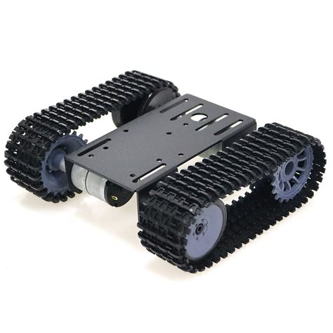 SZDoit Premium Robot Tracked Tank Car Chassis Starter Kit With DC Motor Robotic Caterpillar