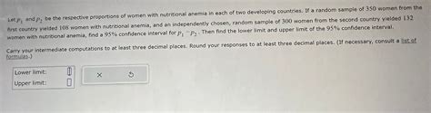 Solved Let P And P Be The Respective Proportions Of Chegg Com