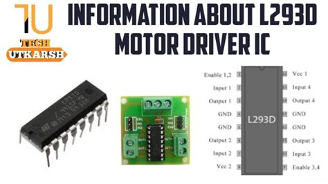 L293d Motor Driver Ic Introduction Pinouts And How To Use 55 Off