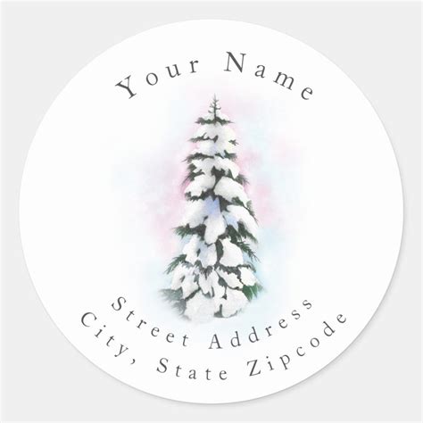 Three Watercolor Pine Trees Labels Artofit