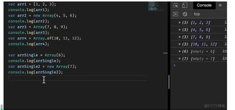 前端知识案例 javascript基础语法 创建数组 阿里云开发者社区