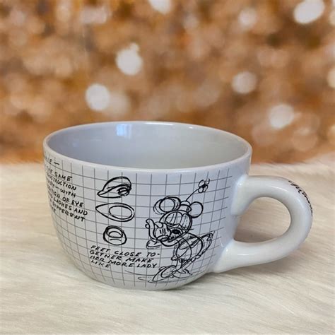 Disney Dining Disney Minnie Mouse Sketchbook Mug Poshmark
