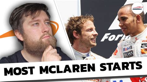 Top 10 Mclaren F1 Drivers By Race Starts