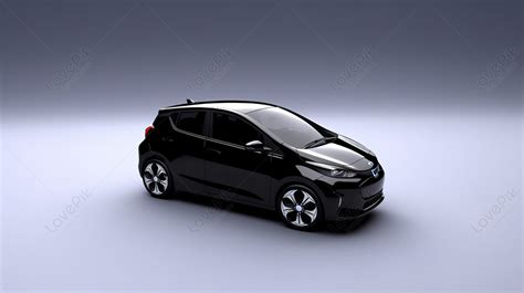 작은 검은색 전기 해치백 자동차의 사랑스러운 3d 그림 사랑 배경 자동 배경 작은 배경 이미지 Hd 사랑 자동 작은 배경 사진 무료 다운로드 Lovepik
