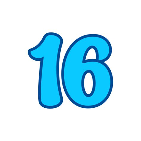 Número 16 Iconos Gratis De Educación