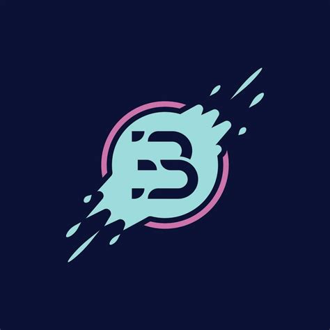 Modern And Unique Letter B Initials Logo Design Vector Art At