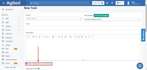 Creating A Dependent Task Agiled Knowledge Base