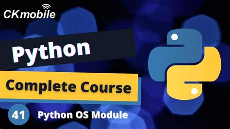 Python Complete Course 41 Python OS Module Get Current Working