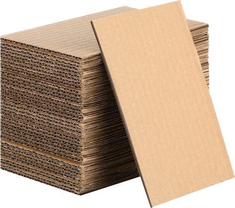 Zonon 50 Pack 3 Mm 1 2 Inch Corrugated Cardboard Sheets