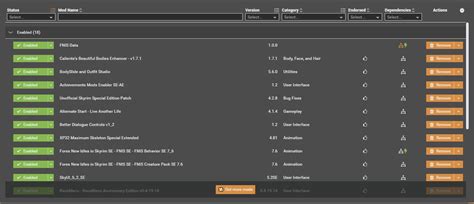 Sexlab Skyrim Se Sex Lab Cannot Install In Game Prerequisite Grey Out