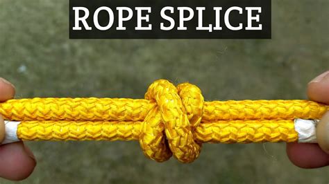 How To Tie ROPE SPLICE END TO END Splicing YouTube