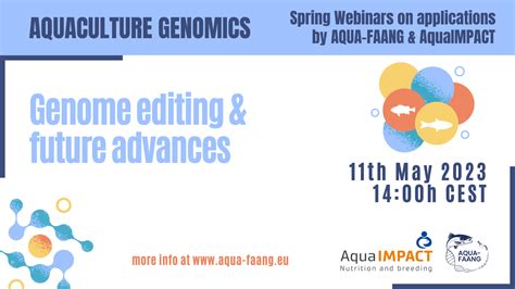 Webinar Genome Editing And Future Advances In Aquaculture Effab