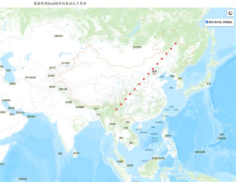 Python3x 基于folium绘制黑河腾冲线，胡焕庸线 豆蛙 Segmentfault 思否