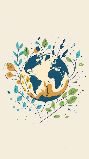 Environmental Protection White Background Premium Ai Generated Image