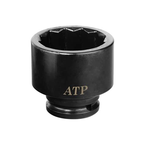 Atp Dh 0824 1 1 2 Standard 12 Point Impact Socket 1 2 Square Drive