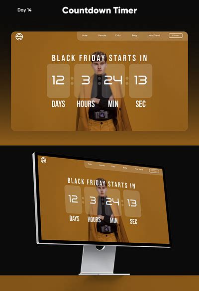 daily ui design challenge countdown timer uix101 by aykan sezer on