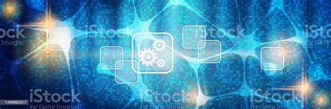 Big Data Processing Neural Network Computing Vector Concept Stock Illustration Download Image