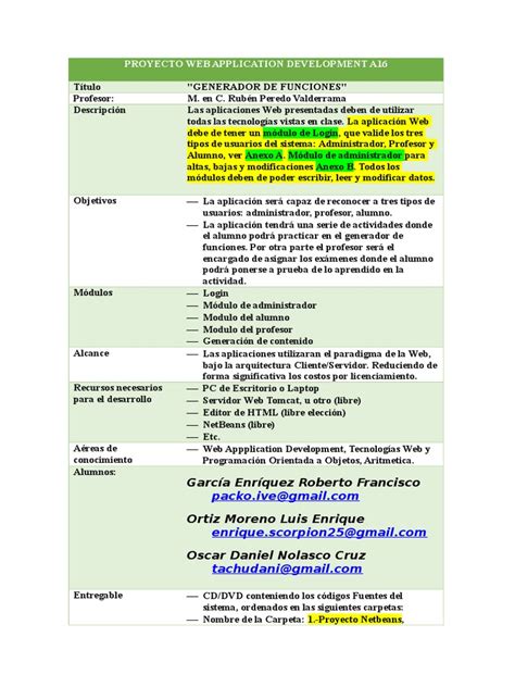 Proyectowadb16 Pdf Frijoles Netos Aplicaciones Y Software
