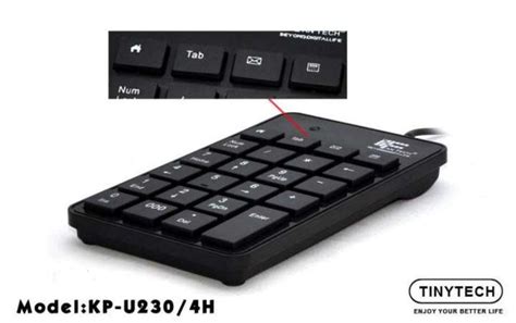 Tinytech Usb Numeric Numberic Keypad Mini Number Pad Numpad 23 Keys Keyboard With 4 Hotkey For