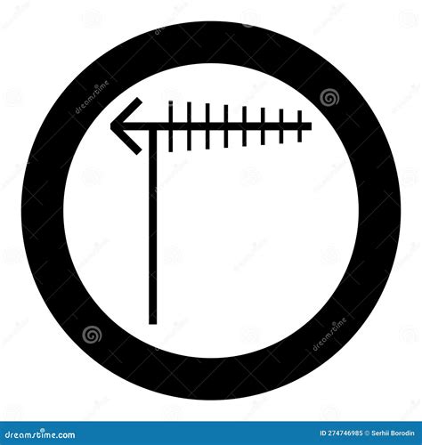 Tv Antenna Television Aerials Broadcast Concept Telecommunication Icon In Circle Round Black Tv Antenna Television Aerials Broadcast Concept Telecommunication Icon In Circle Round Black