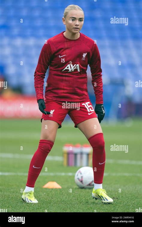 Liverpool FC v Leicester FC Womens FA Cup PRENTON PARK, TRANMERE, ENGLAND .March 9 2024 Sofie ...