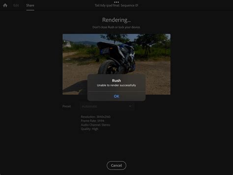 Unable To Render On My Ipad 9th Gen Adobe Community 14157439