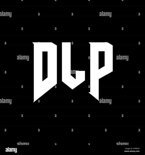 Dlp Letter Logo Design For Technology Company Dlp Logo Design Black